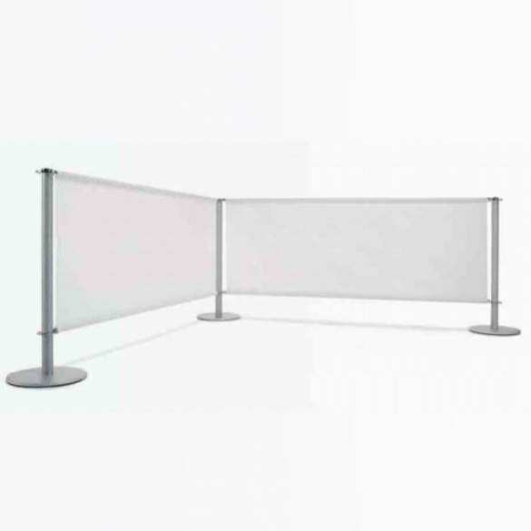 Terrassentrennbarriere (150 cm) mit Ihrem Logo personalisiert